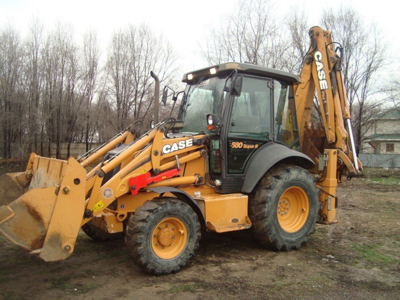 Экскаватор-погрузчик Case 580 Super R Series 3 аренда строительной ...