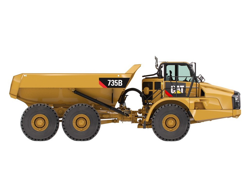 Сочлененный самосвал Caterpillar 735B аренда строительной техники в ...